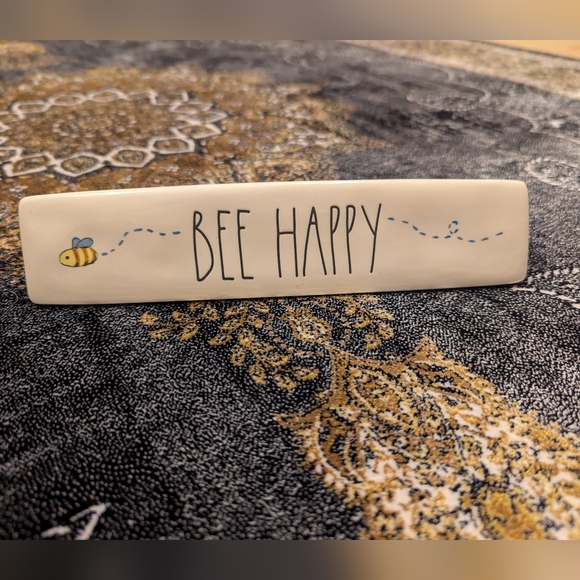 Rae Dunn | Art | Rae Dunn Collectable Bee Happy Paperweight Gift For ...